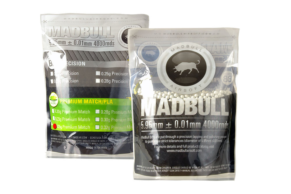 Madbull Airsoft Bio bb's 0.25 gr Premium Grade | Broforce Airsoft ...