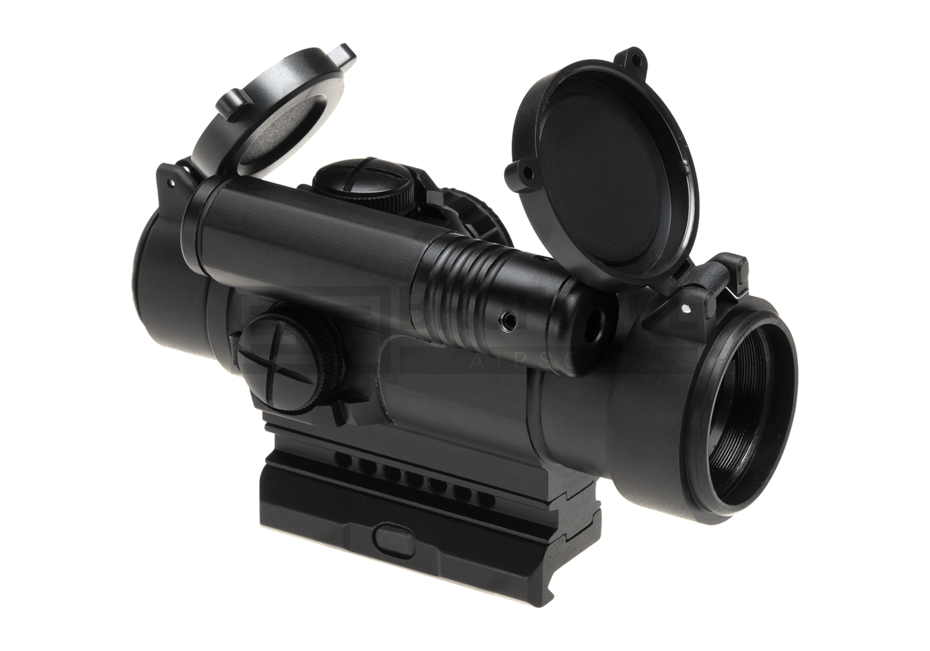 Aim-O M4 Red Dot with Laser - Black - Broforce Airsoft Supplies