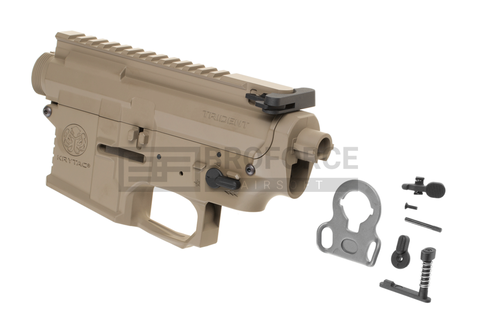 Krytac Trident Mk2 Complete Receiver Set FDE - Broforce Airsoft