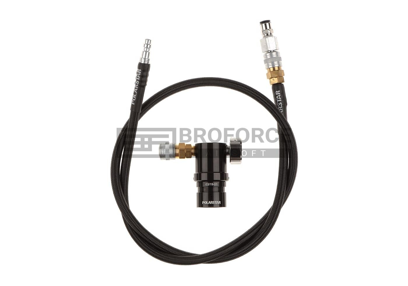 Polarstar Micro Reg Gen 2 w/ Braided Air Line 36 Inch - Broforce Airsoft