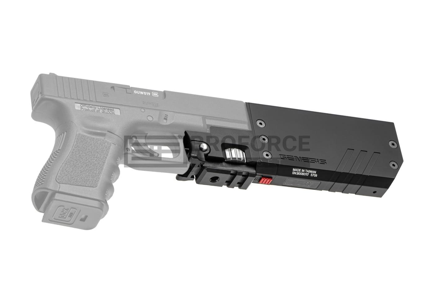 Acetech Genesis Chronograph Tracer Unit Short - Black - Broforce Airsoft