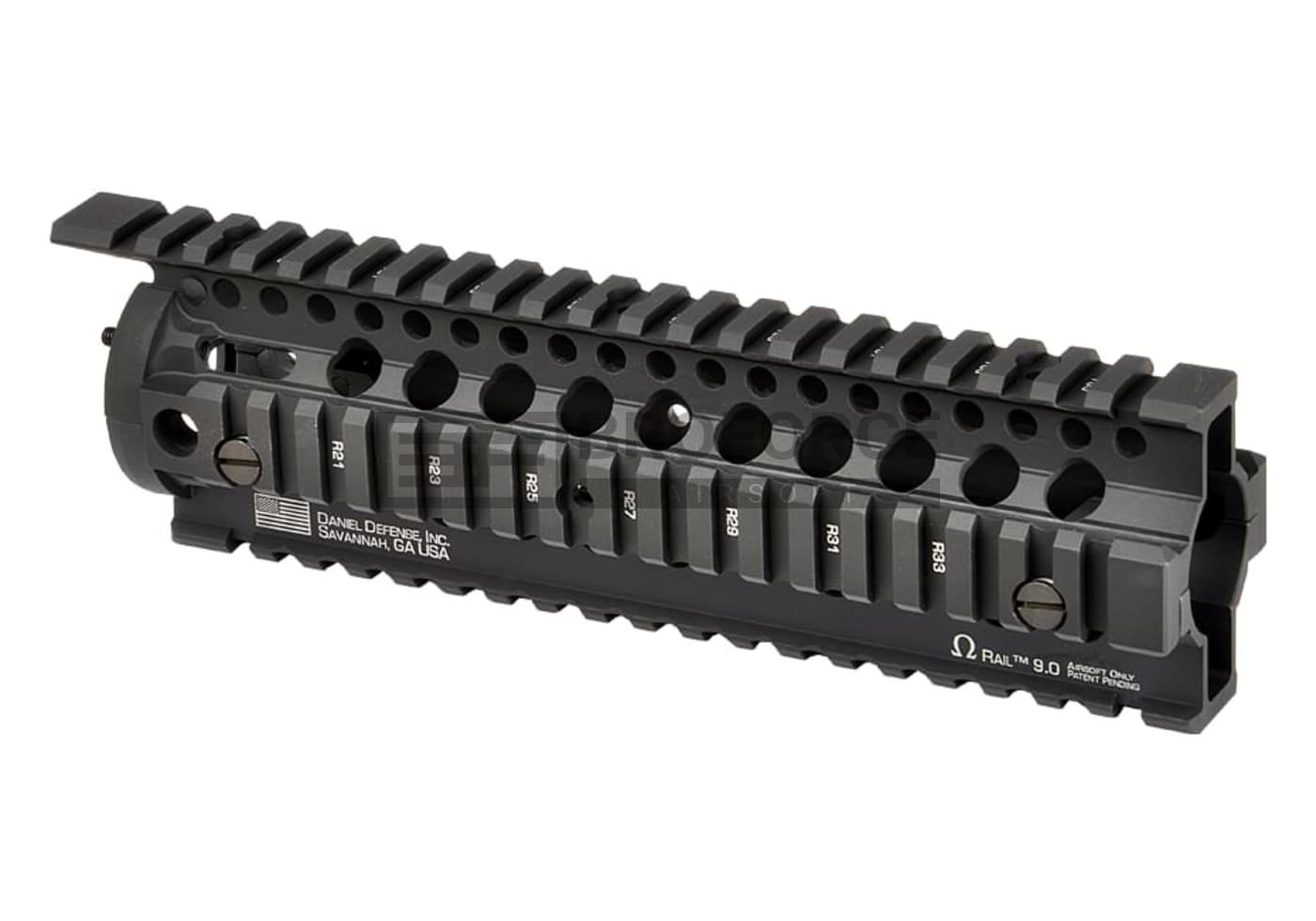 Madbull Daniel Defense Omega Rail 9 Inch - Black - Broforce Airsoft