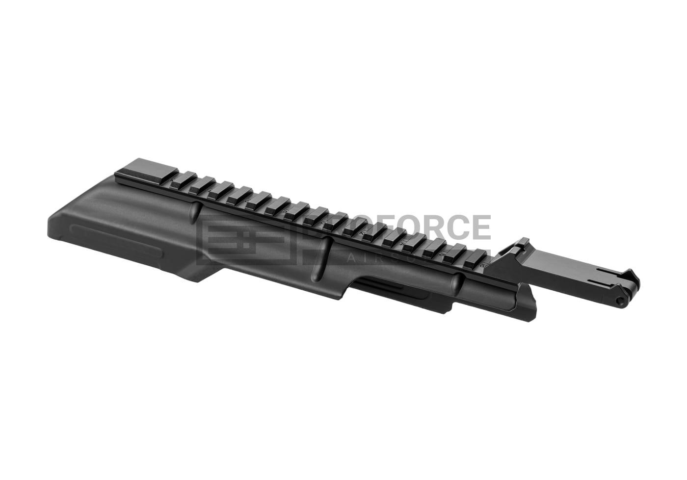 Pirate Arms AK47 Railed Cover - Black - Broforce Airsoft