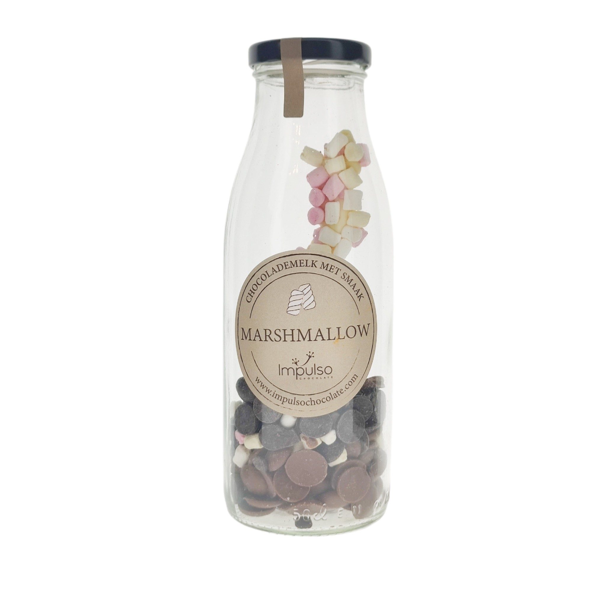 Fles Chocolademelkfles Marshmallows - Cherubijn
