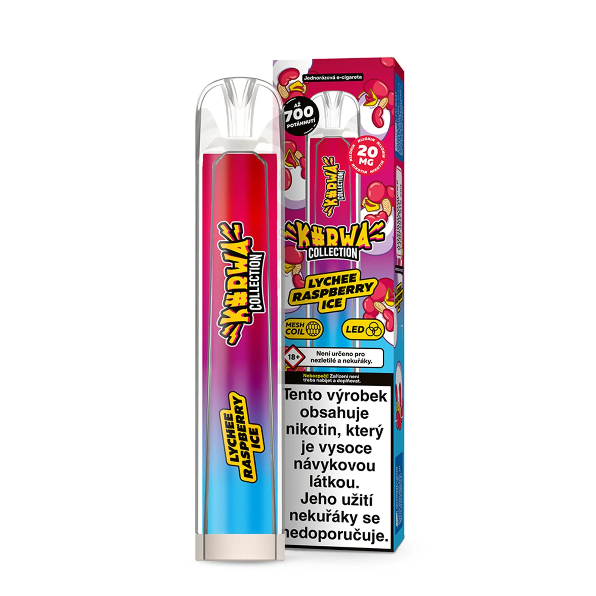 Kurwa Collection Vape Lychee Raspberry Ice - Snus Farmer