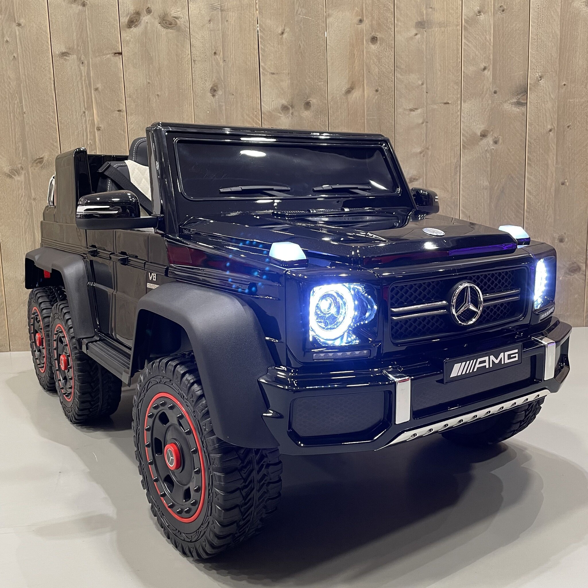 Zwarte Mercedes G63 AMG 6x6 | Elektrische Kinderauto | Gratis Bezorgd ...