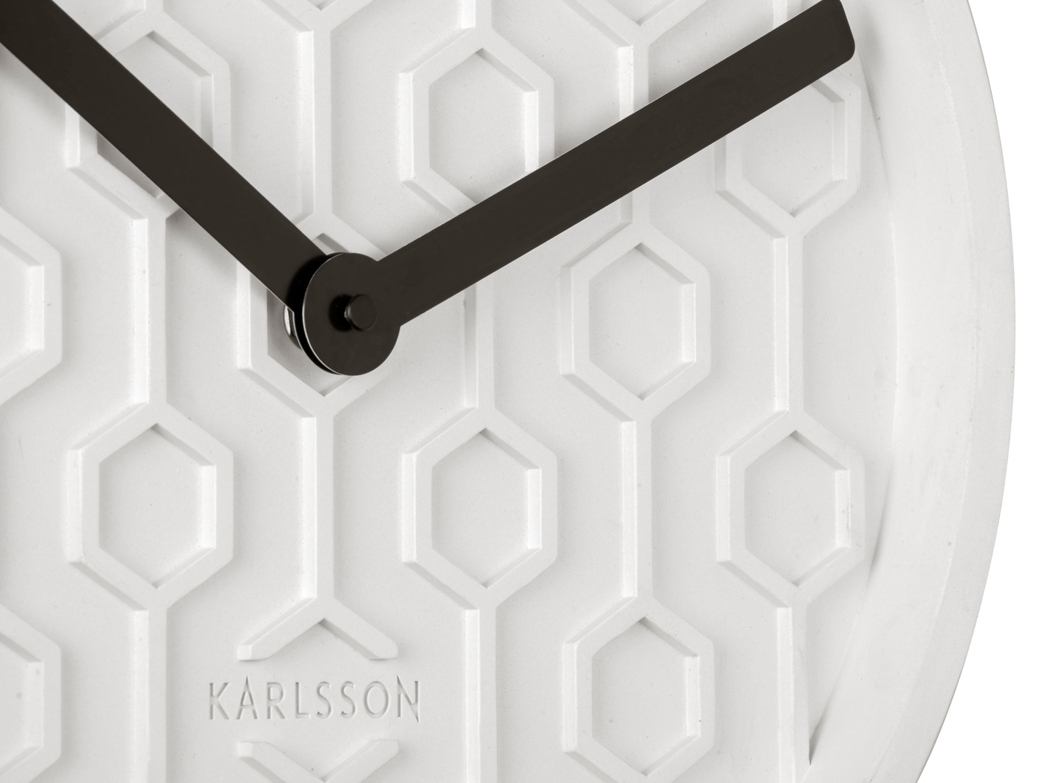 Karlsson Karlsson - Wall Clock Honeycomb - Wit - Hoyz.nl