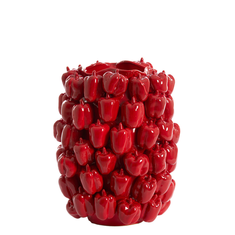 Light & Living Light & Living - Vaas BELLPEPPER - 35x33x47cm - Rood ...