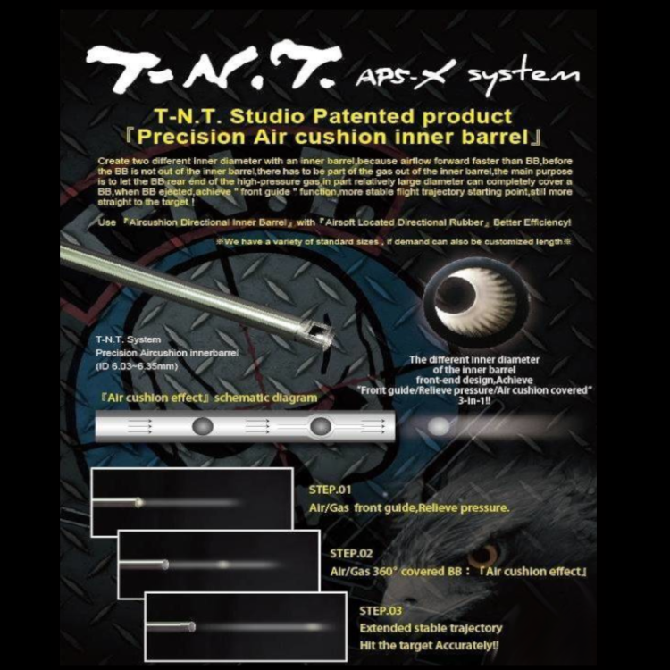 TNT 570mm AEG/SRS Barrel - Empire Airsoft LTD