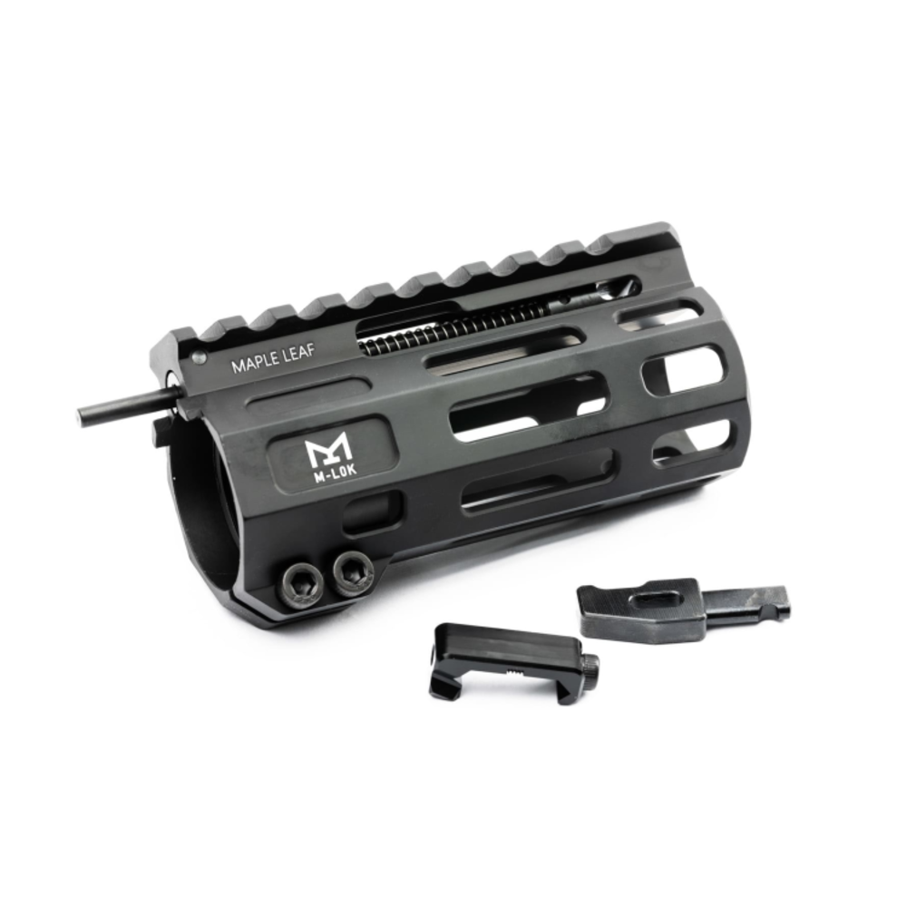 CNC "Front Charging" M-LOK handguard 4" For WE/VFC/GHK M4/AR15 GBB ...