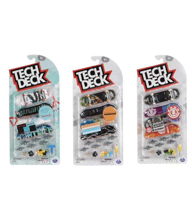 TechDeck Deluxe 4 Pack - Finches Emporium