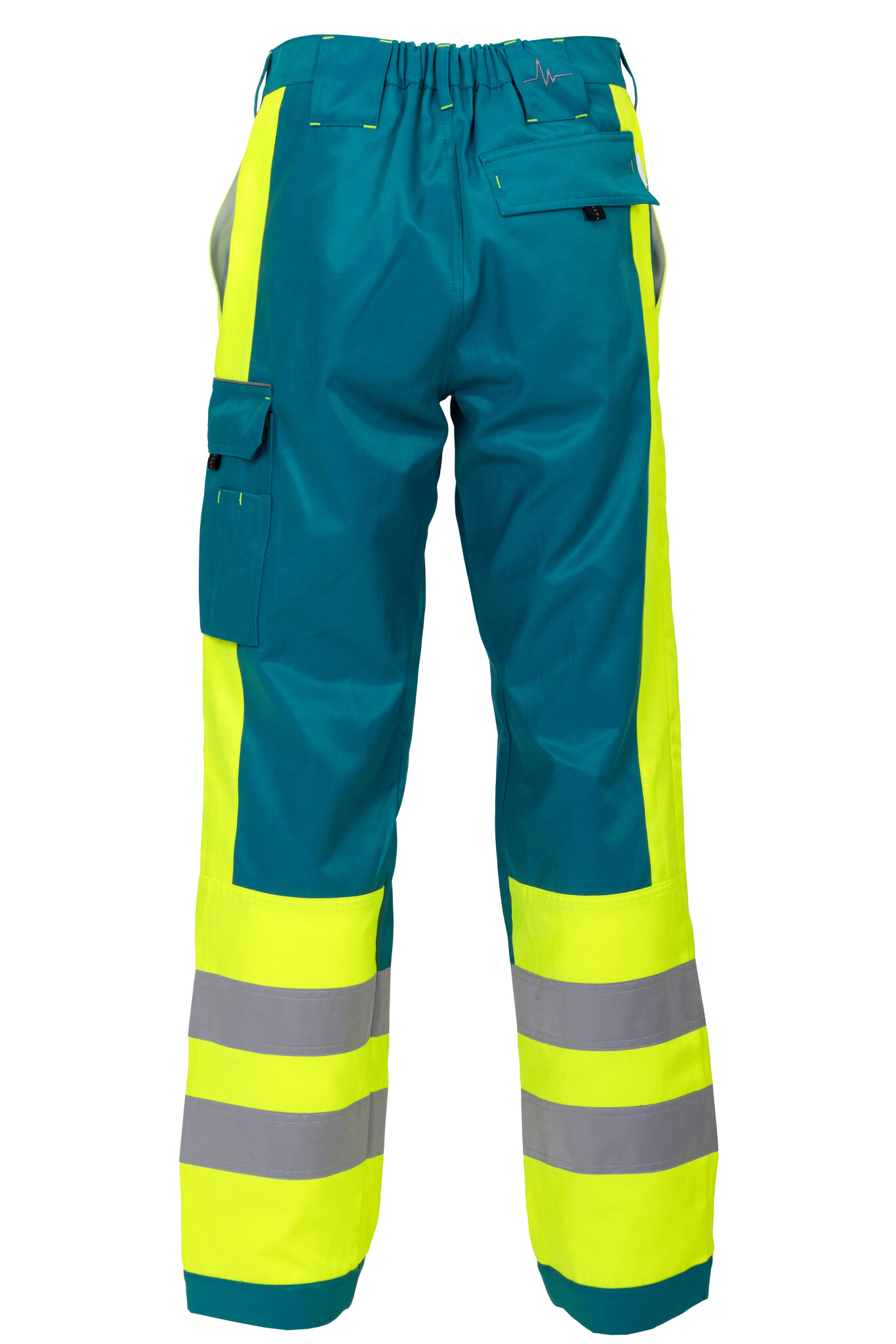 Rescuewear Unisex Hose Efficient, Enamelblau/ Neon Gelb - Rescuewearshop.nl