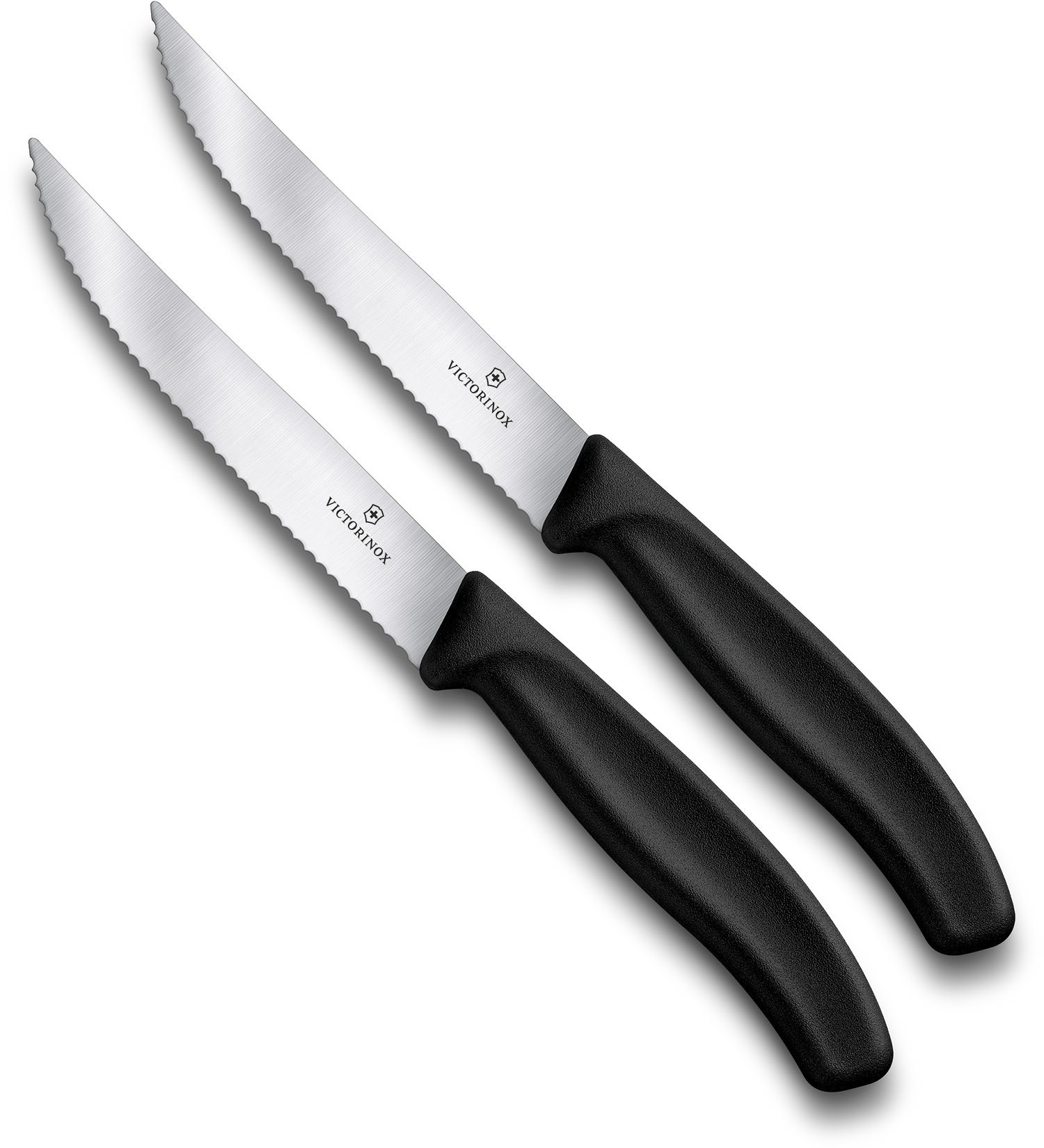 Victorinox Swissclassic steakmessenset 2-delig gekarteld zwart kopen ...
