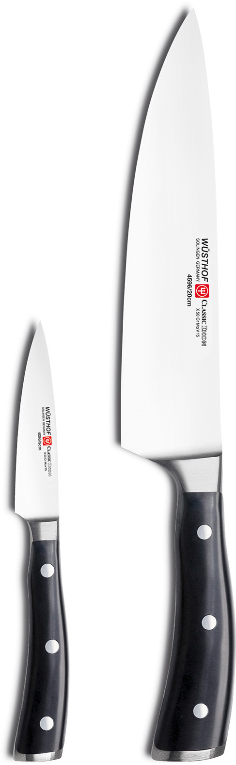 Wusthof Classic Ikon messenset 2-delig - Messenshop.nl