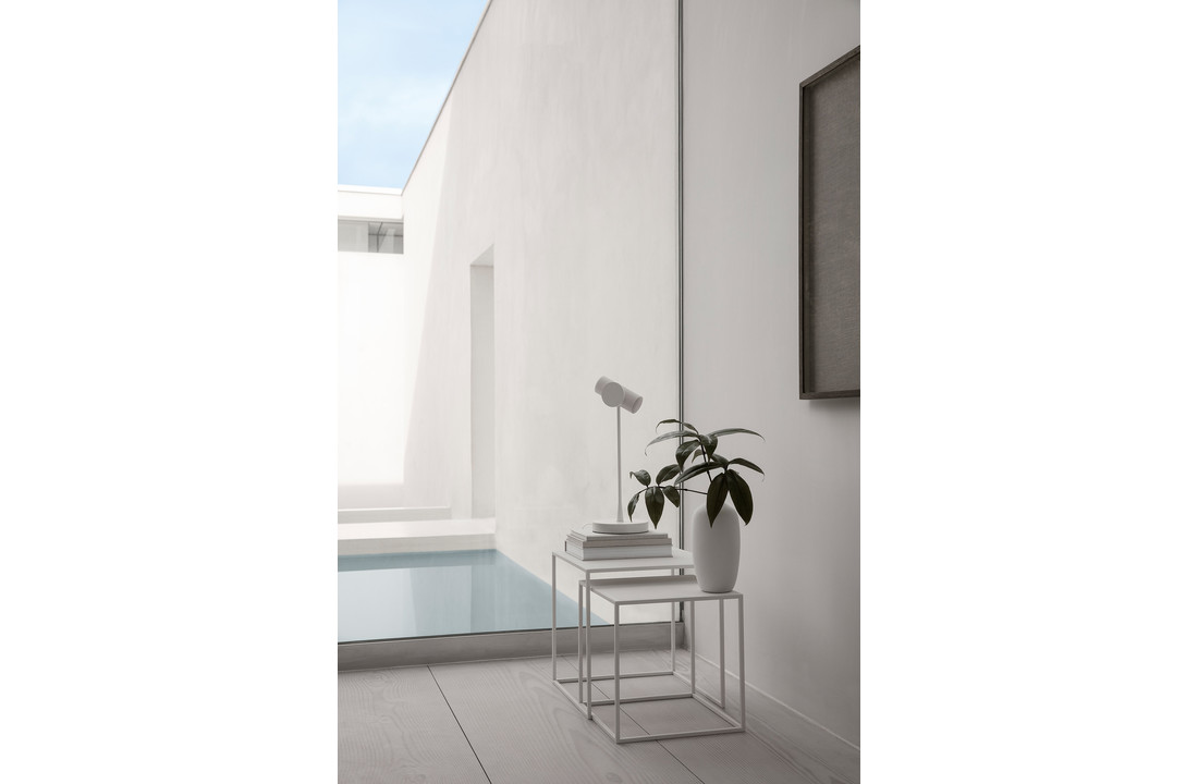 Blomus FERA set of 2 side tables - color White (66198) - Bath&Living