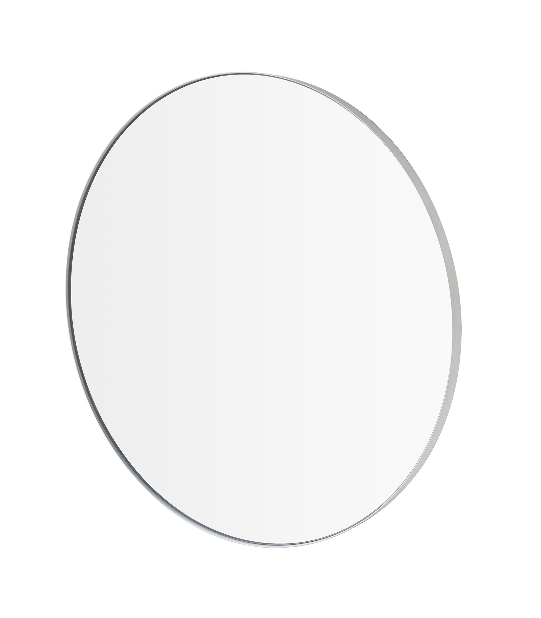 Blomus RIM wall mirror - color white, clear glass - diameter 80 cm ...