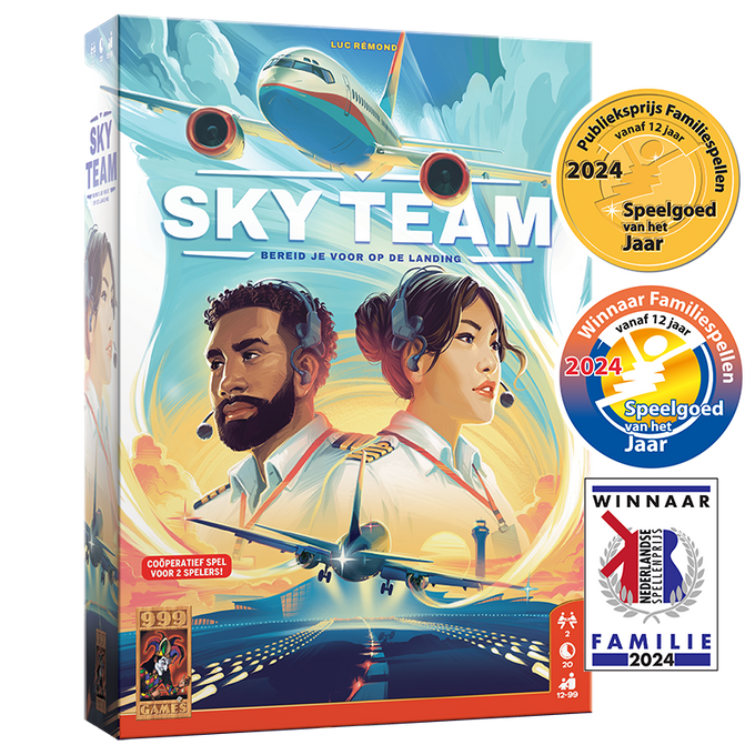 Sky Team - 999 Games - Coöperatief gezelschapsspel