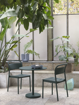 Linear steel bench - La Fabrika