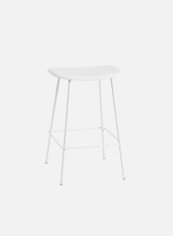 Fiber counter stool - tube base - La Fabrika