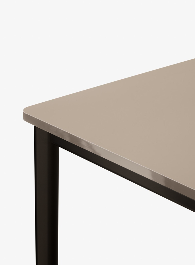 Drip table - castoro ottowa laminate / light brown glossy edge - La Fabrika