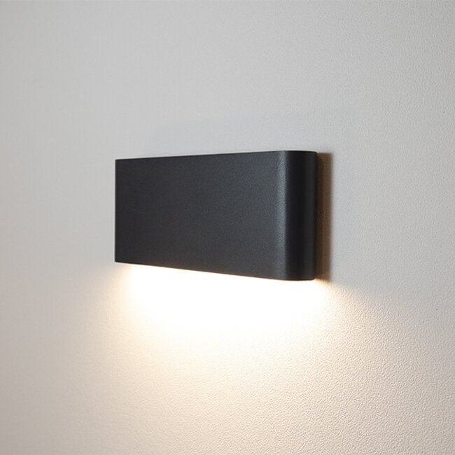 Moderne muurlamp buiten Kenny - antraciet - LumenXL.nl