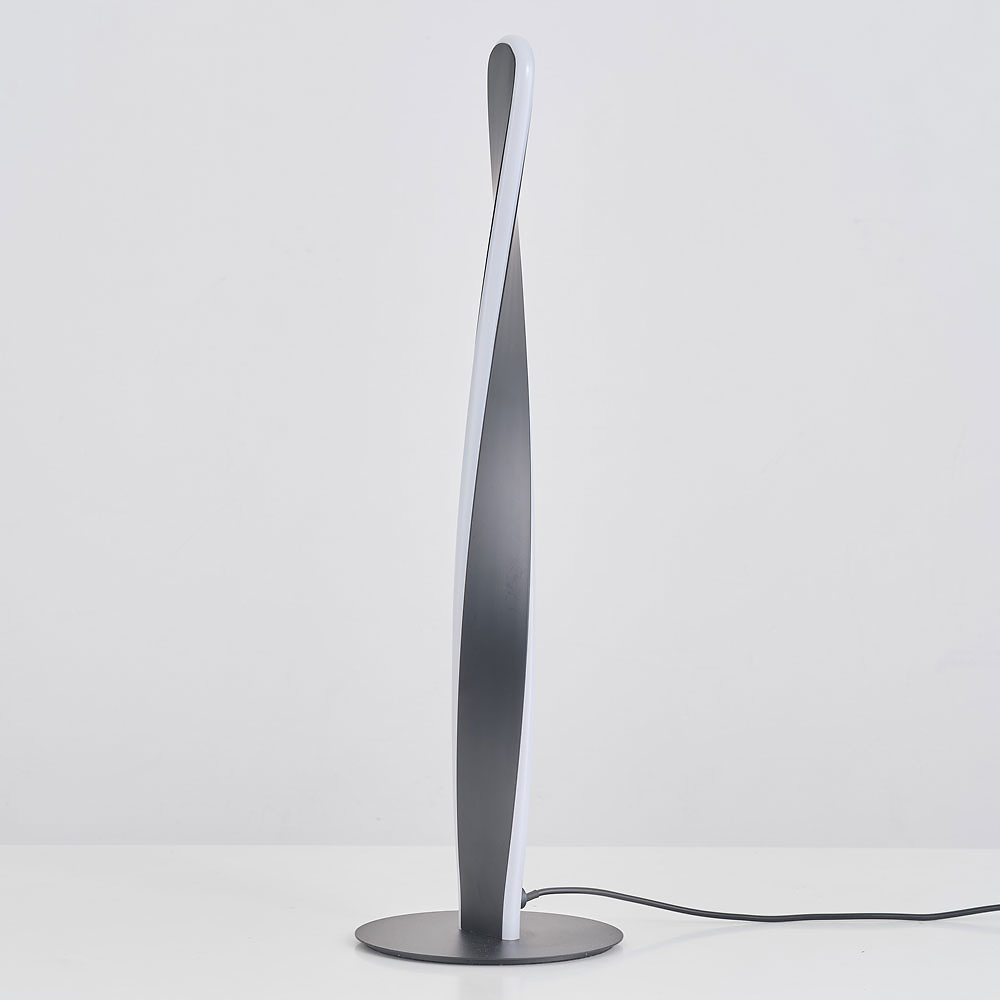 Gedraaide design tafellamp - Rizar - LumenXL.nl
