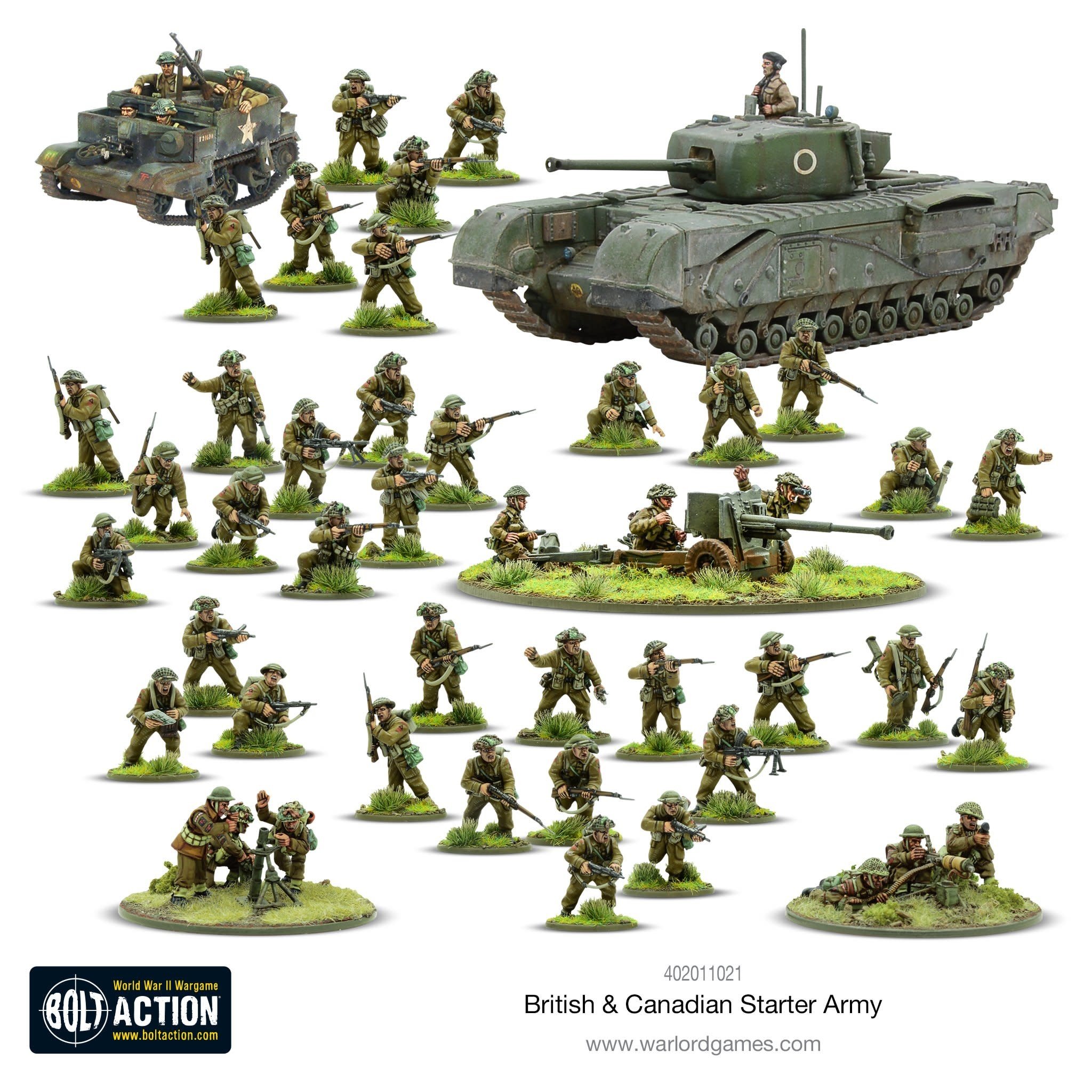 British & Canadian Army (1943-45) Starter Army - www.tabletopper.nl