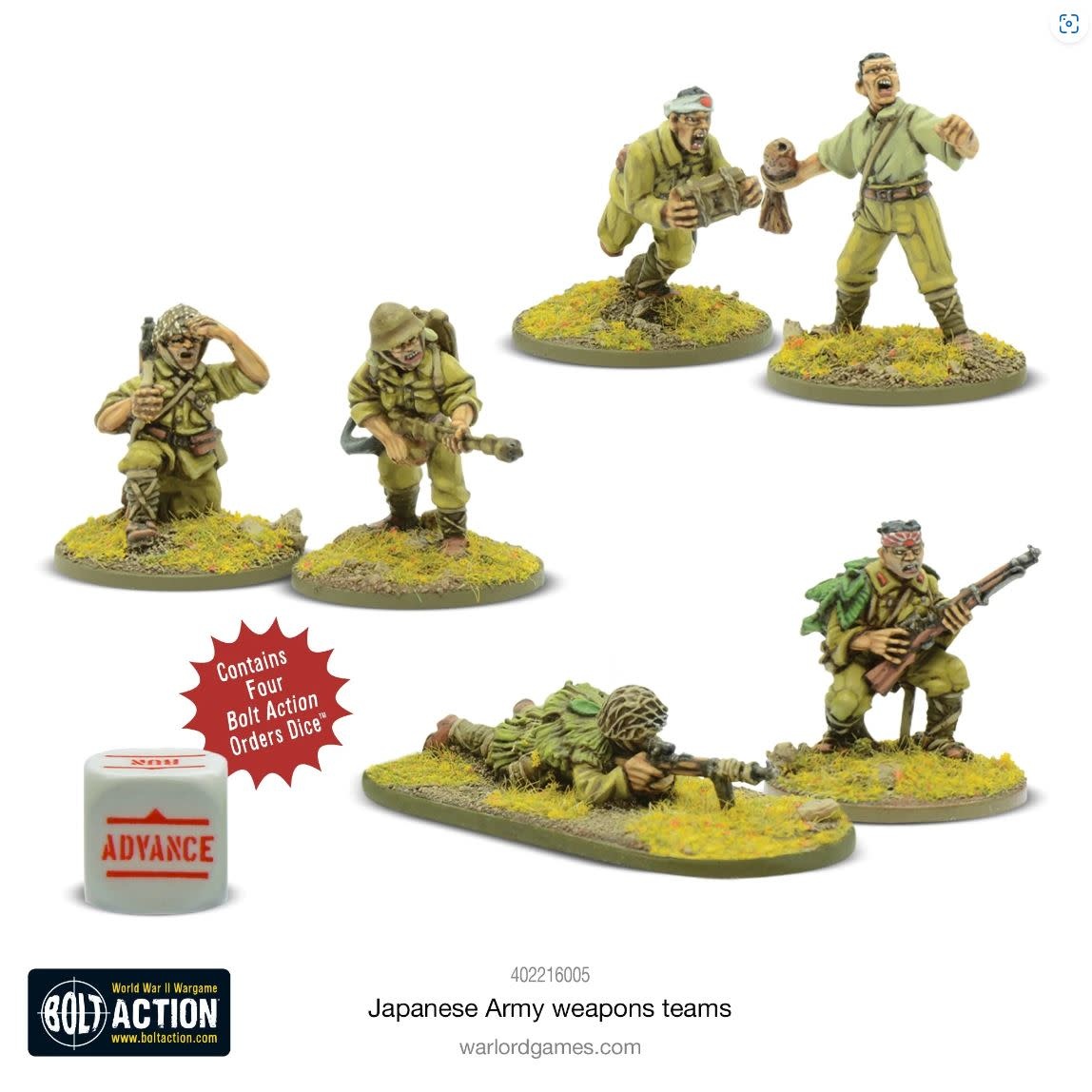 Japanese Army Weapons Teams - www.tabletopper.nl