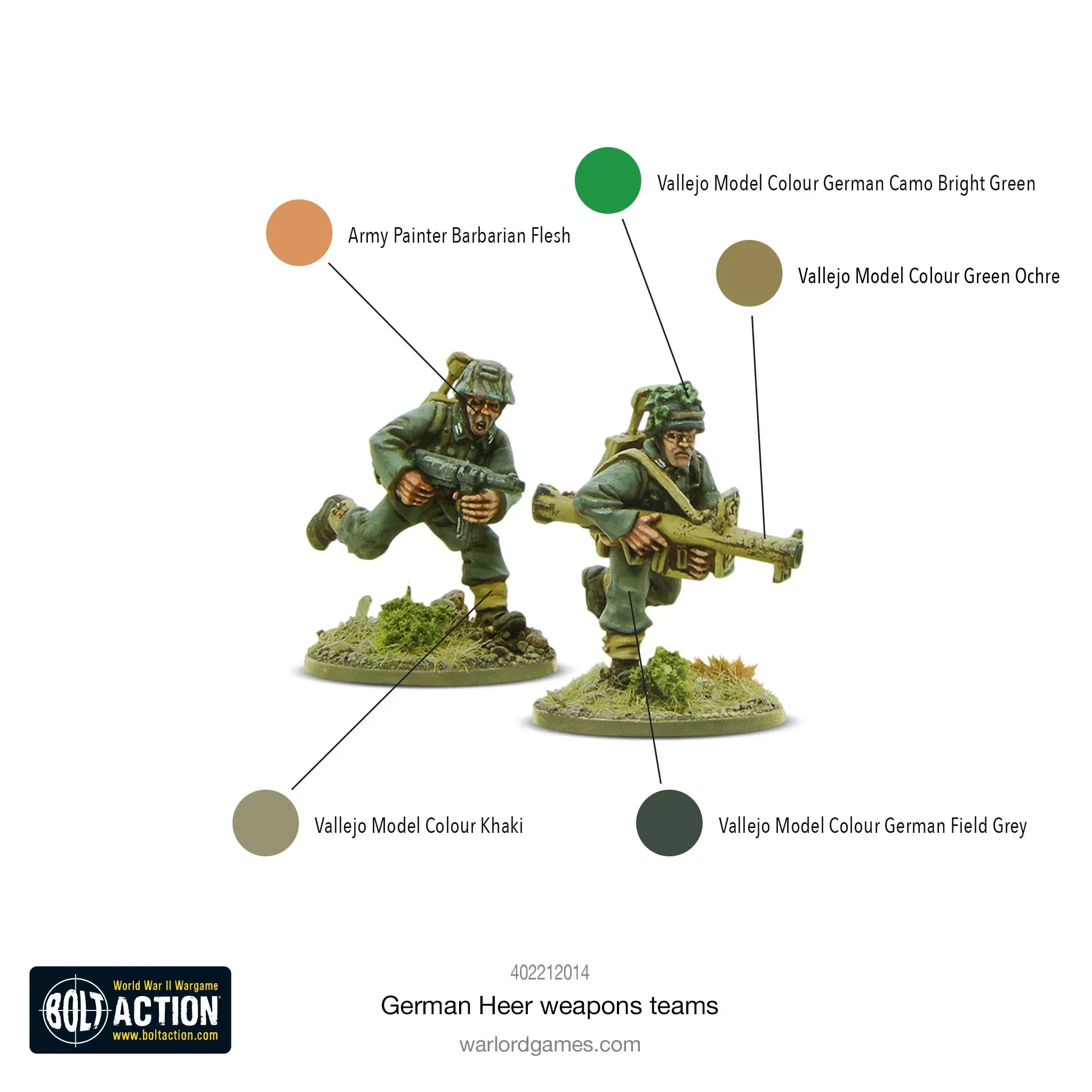 German Heer Weapons Teams - www.tabletopper.nl