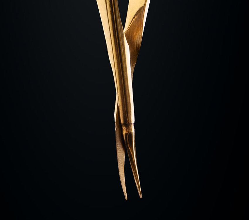 Lady Small Curved Spring Scissors - NSI Hair Nail and Beauty