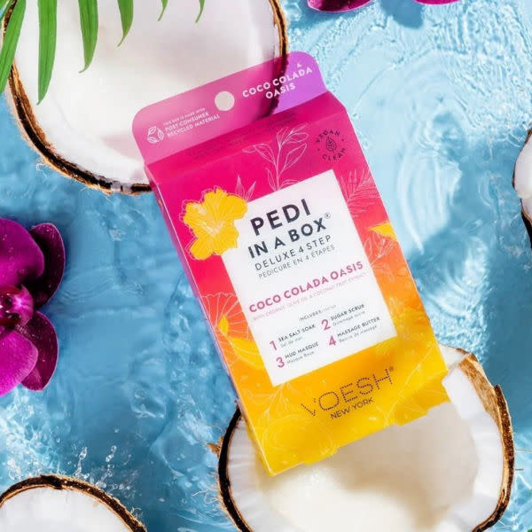 Voesh Pedi in a box Coco Colada Oasis - NSI Hair Nail and Beauty