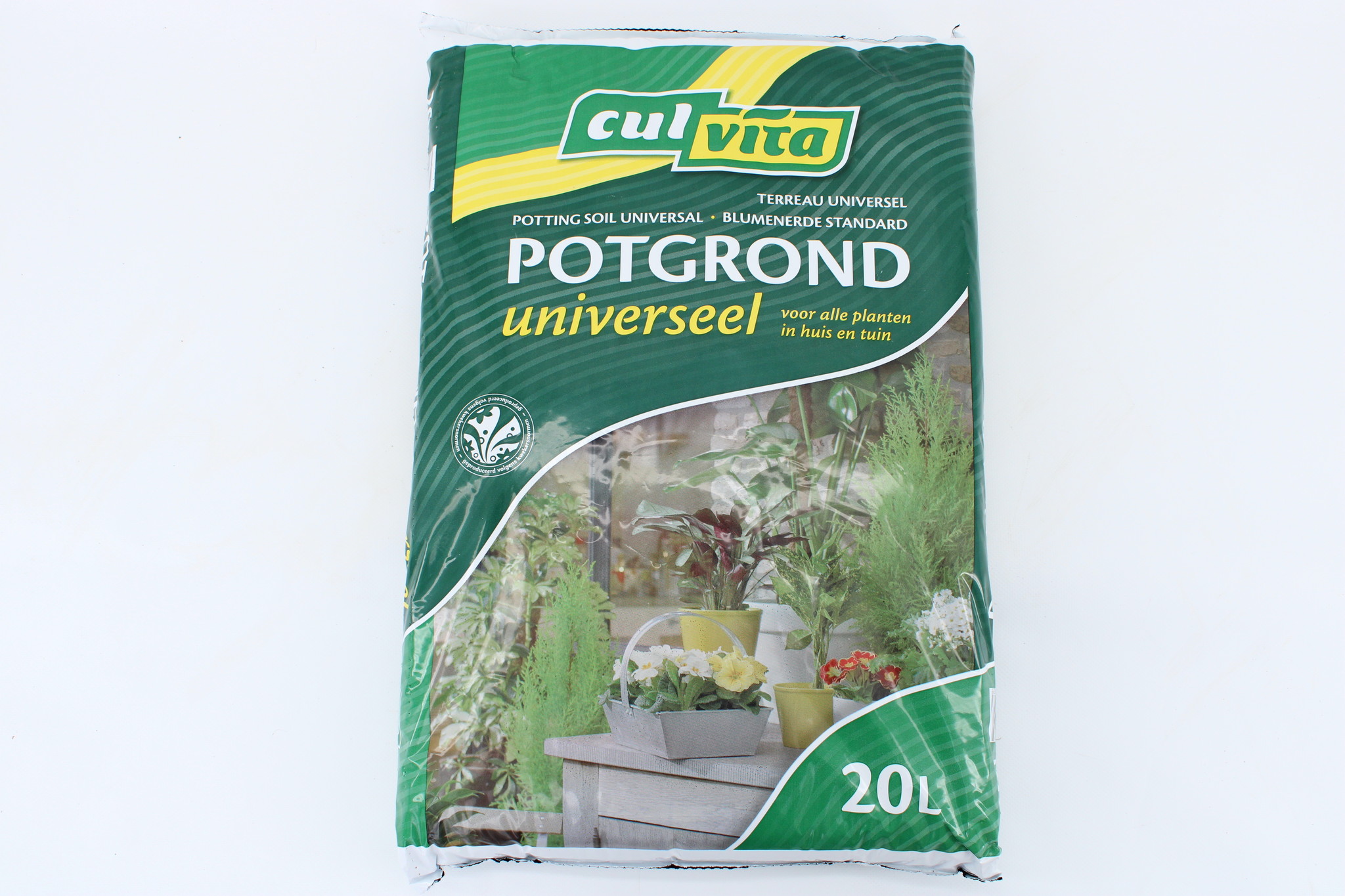 Potgrond 20 liter - Perkplantenwinkel.nl