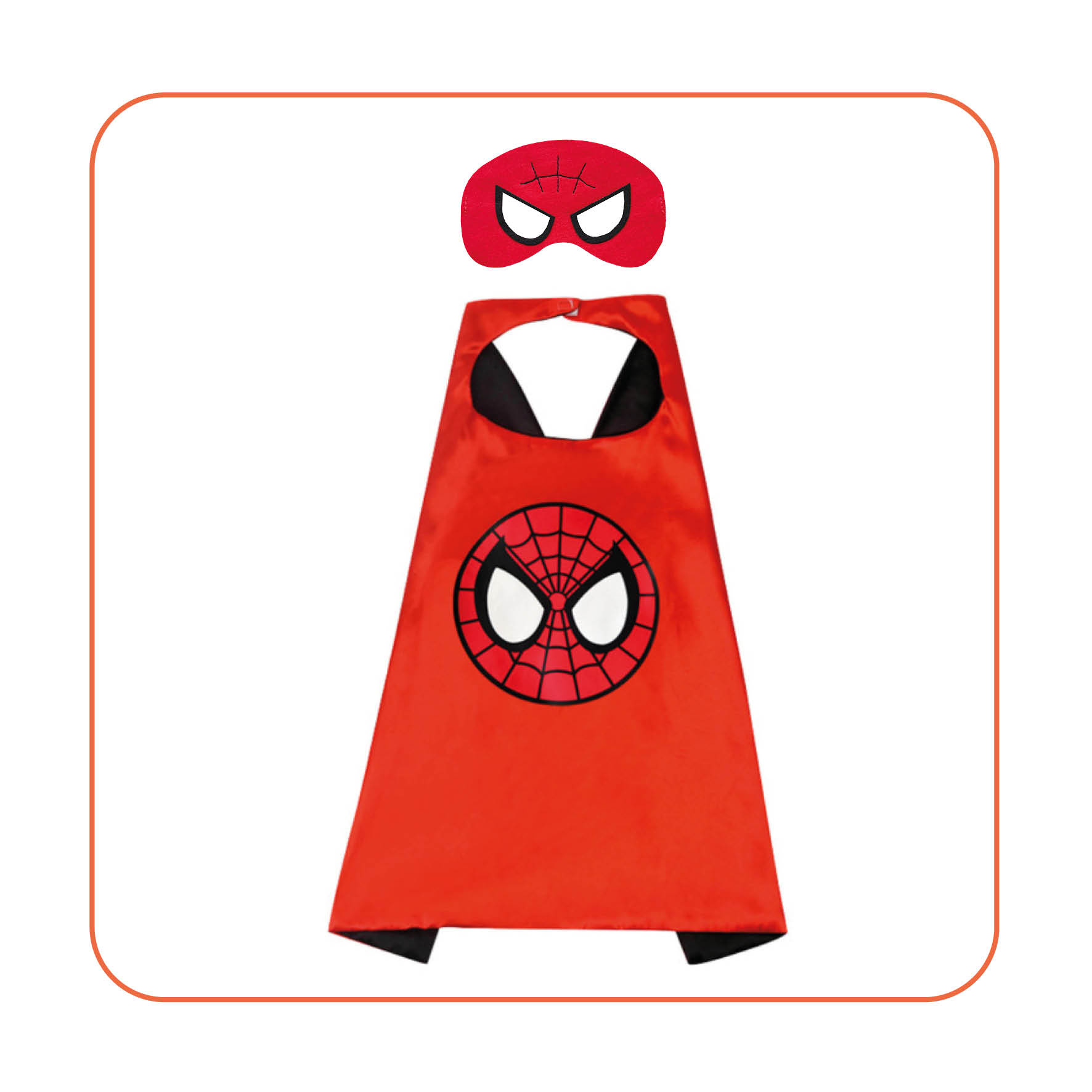 Jobber - Cape - Masker - Spiderman - Verkleedset - Superheld - Rood ...