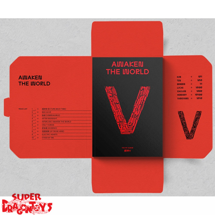 [RESTOCK] WAYV (웨이션브이) - AWAKEN THE WORLD - 1ST ALBUM - SUPERDRAGONTOYS