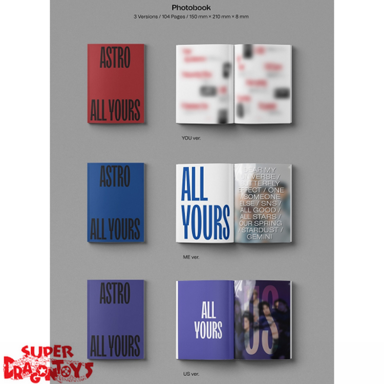 ASTRO (아스트로) - ALL YOURS - 2ND FULL ALBUM - SUPERDRAGONTOYS