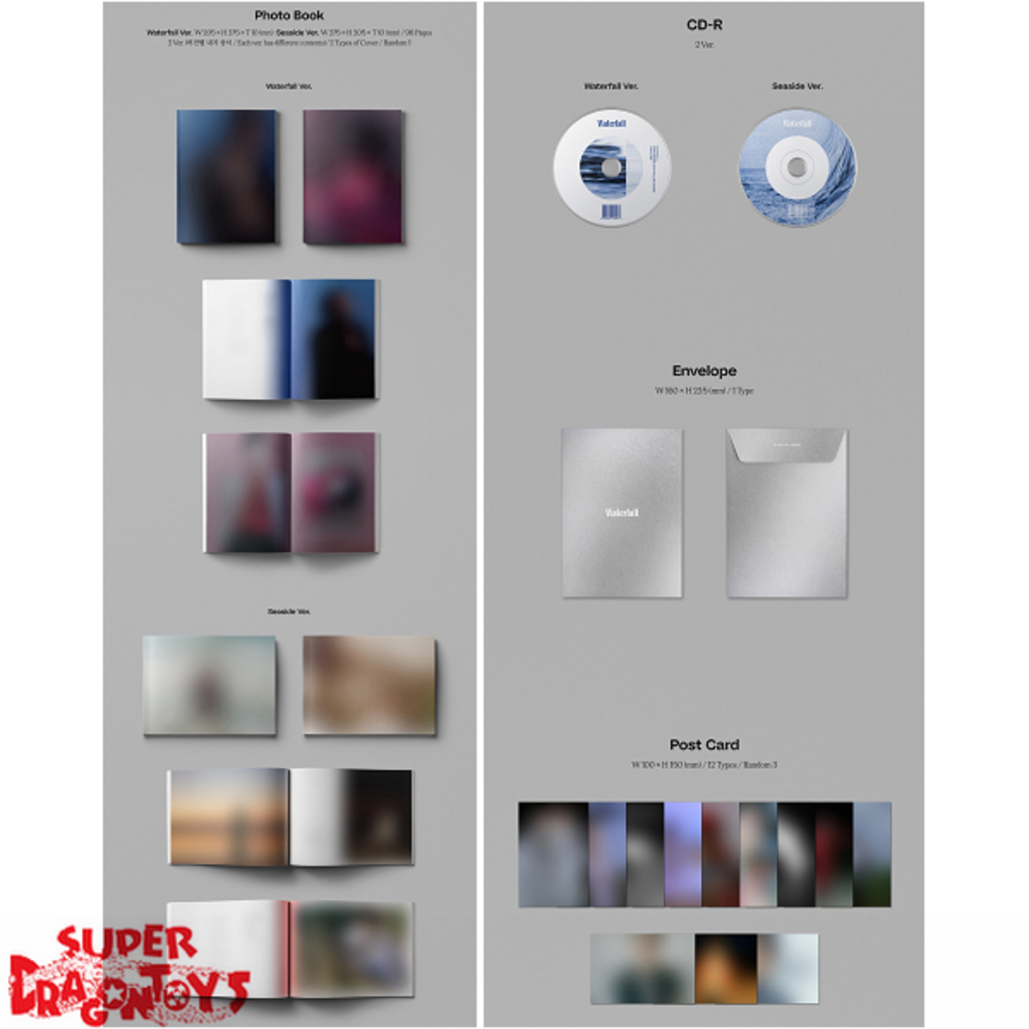 B.I (비아이) - WATERFALL - 1ST FULL ALBUM - SUPERDRAGONTOYS