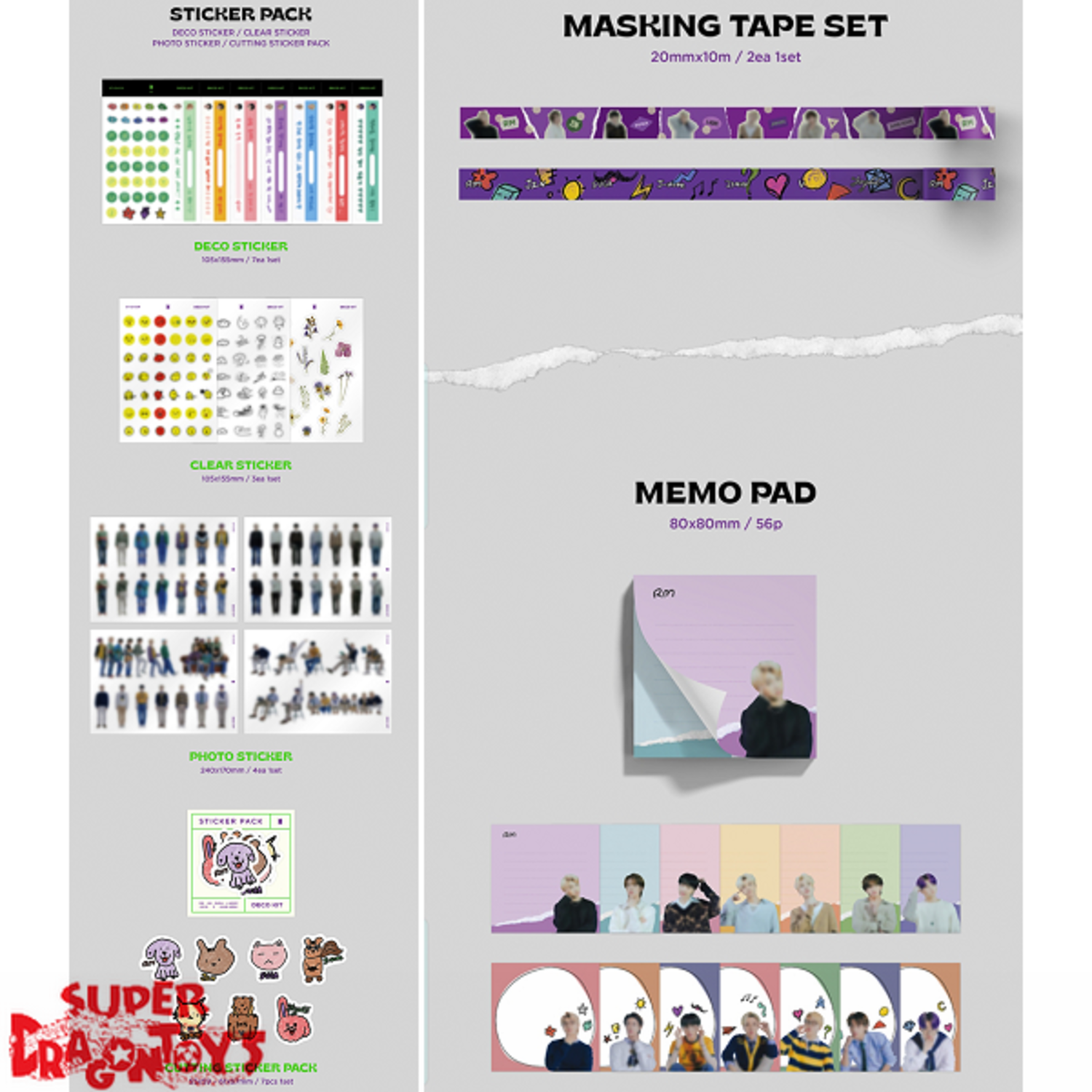 BTS (방탄소년단) - DECO KIT - SUPERDRAGONTOYS