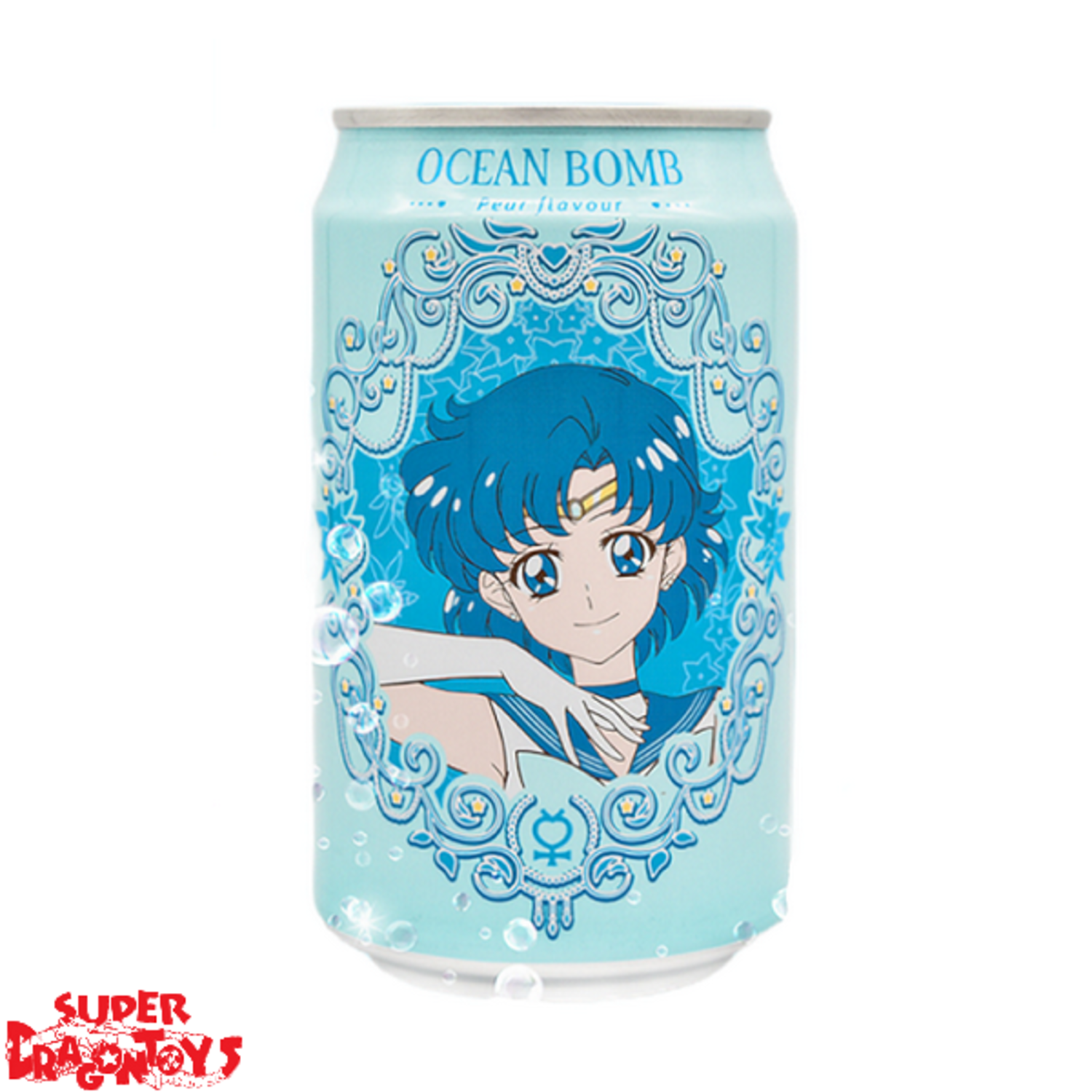 OCEAN BOMB - SAILOR MOON SODA [SAILOR MERCURY] - [PEAR FLAVOR] - SUPER ...