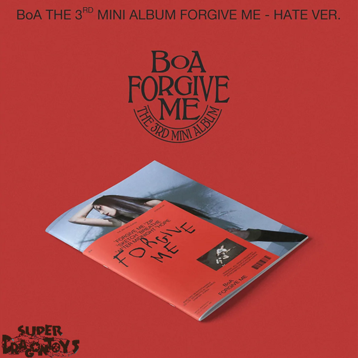 BOA (보아) - FORGIVE ME - [HATE VER.] - 3RD MINI ALBUM - SUPERDRAGONTOYS