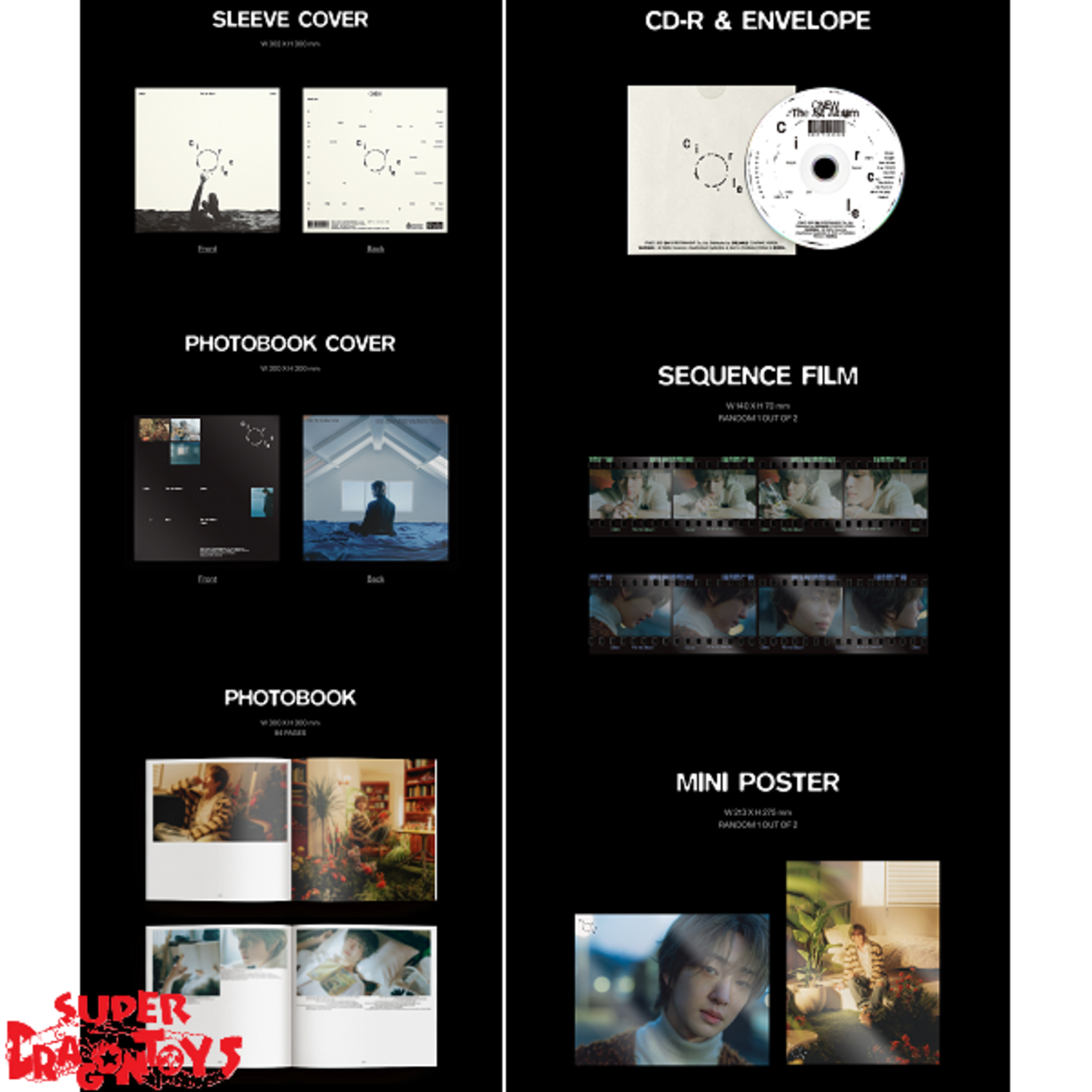 ONEW (온유) [SHINEE] - CIRCLE - [PHOTOBOOK VERSION] - 1ST STUDIO ALBUM - SUPERDRAGONTOYS