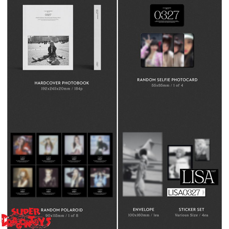 LISA (리사) [BLACKPINK] - LISA [0327] - PHOTOBOOK VOL.4 - SUPERDRAGONTOYS