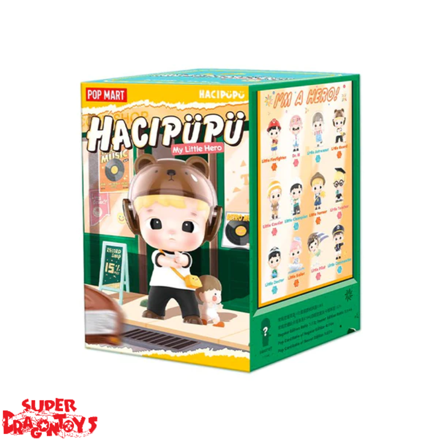POP MART - HACIPUPU ["MY LITTLE HERO" SERIES] - BLINDBOX MINI FIGURE ...