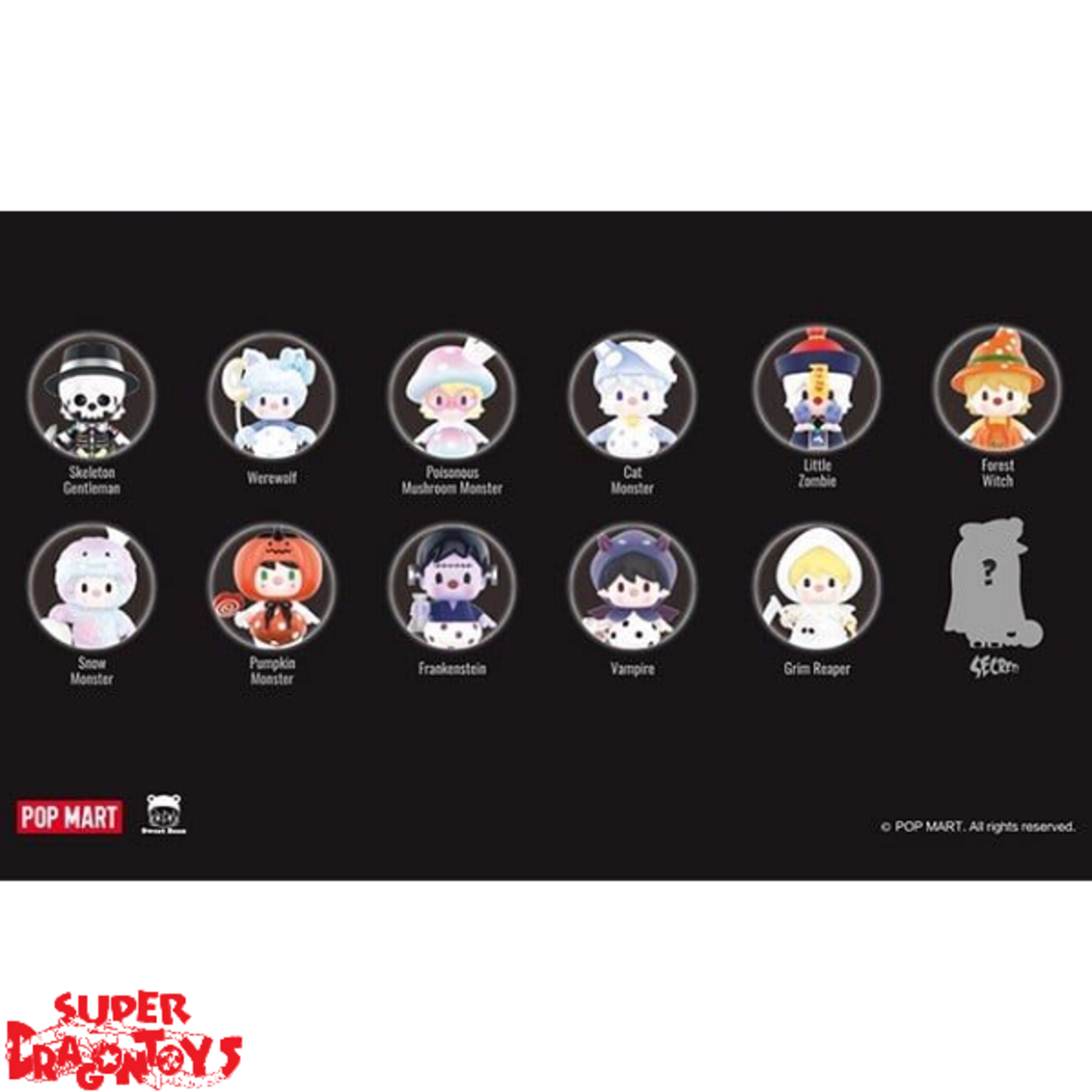 POP MART - SWEET BEAN ["SPOOKY TALES" SERIES] - BLINDBOX MINI FIGURE ...