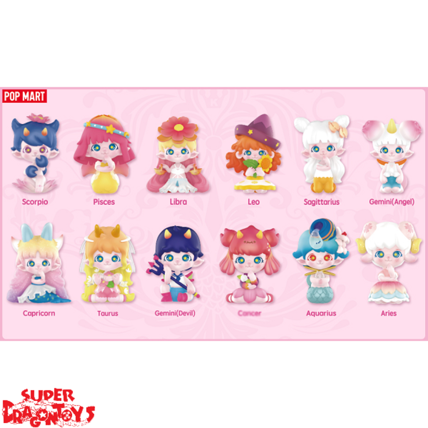 POP MART - FAIRY ZOE ["ZODIAC FLOWER WHISPERING" SERIES] - BLINDBOX MINI FIGURE - SUPERDRAGONTOYS