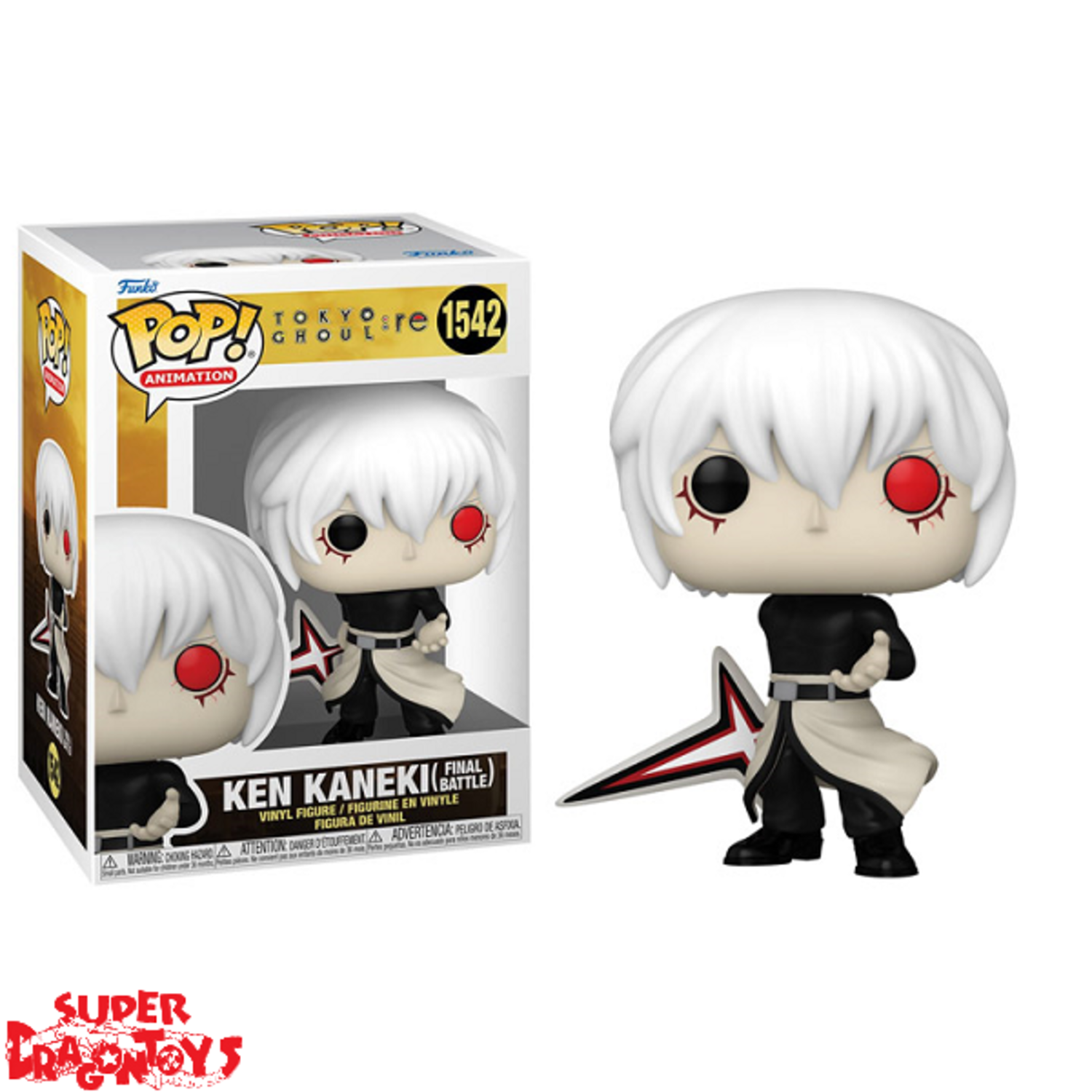 TOKYO GHOUL : RE - KEN KANEKI [FINAL BATTLE] - FUNKO POP - SUPER DRAGON ...