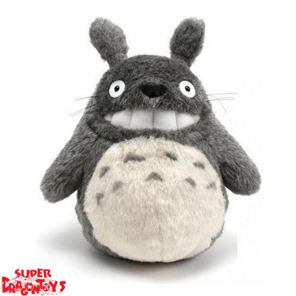 MON VOISIN TOTORO - BIG TOTORO "SMILING" [25CM] - PLUSH - SUPER DRAGON TOYS