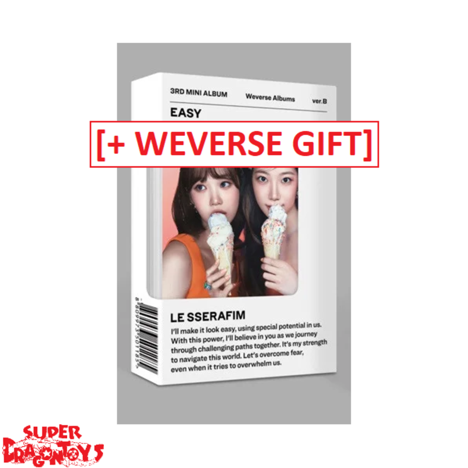 LE SSERAFIM (르세라핌) - EASY - [WEVERSE ALBUM] - 3RD MINI ALBUM ...