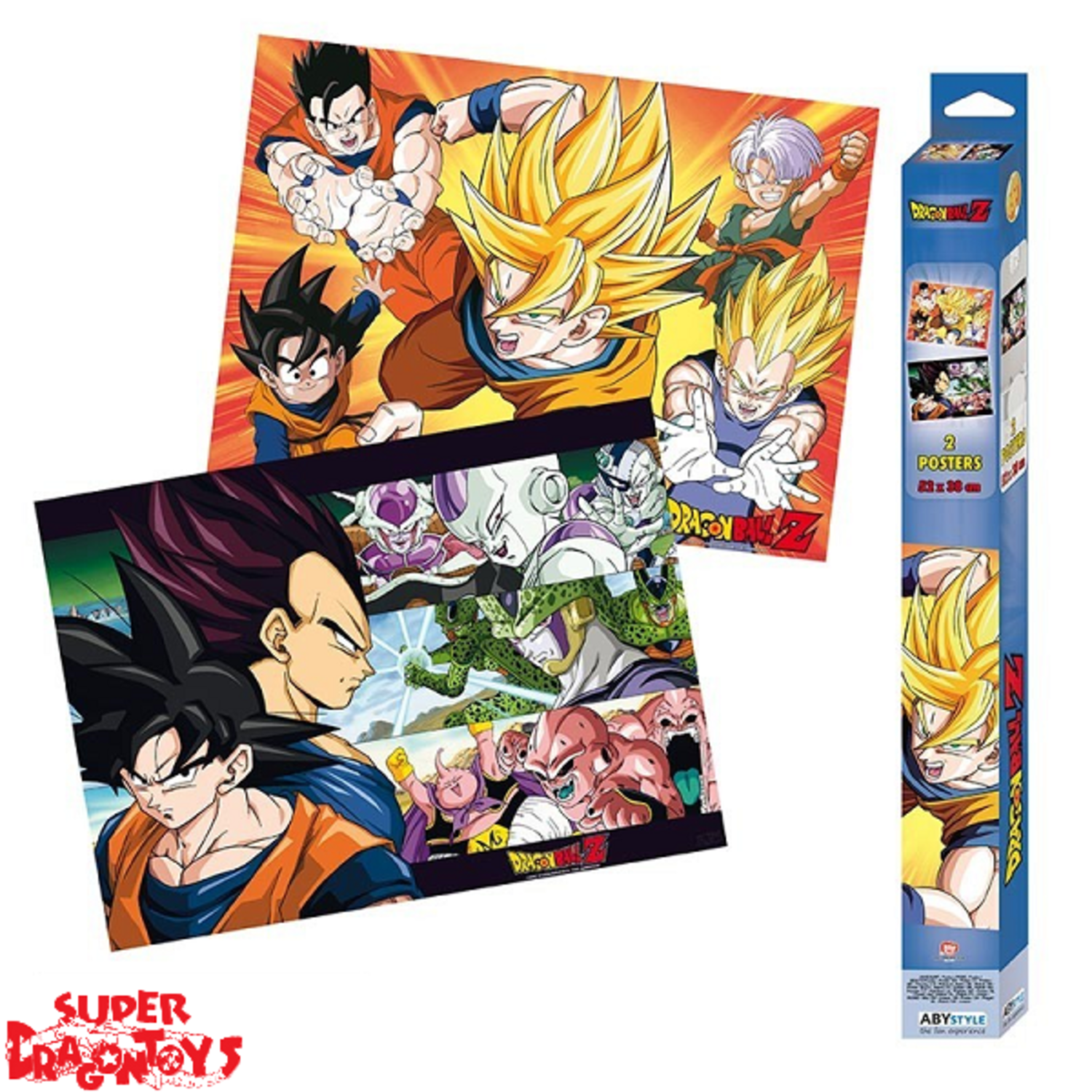 DRAGON BALL Z - POSTERS [SET] "SAIYANS" - SUPER DRAGON TOYS