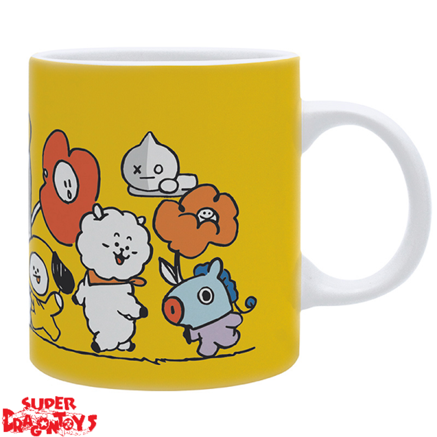BTS - MUG "FLOWER" - BT21 COLLECTION - SUPER DRAGON TOYS