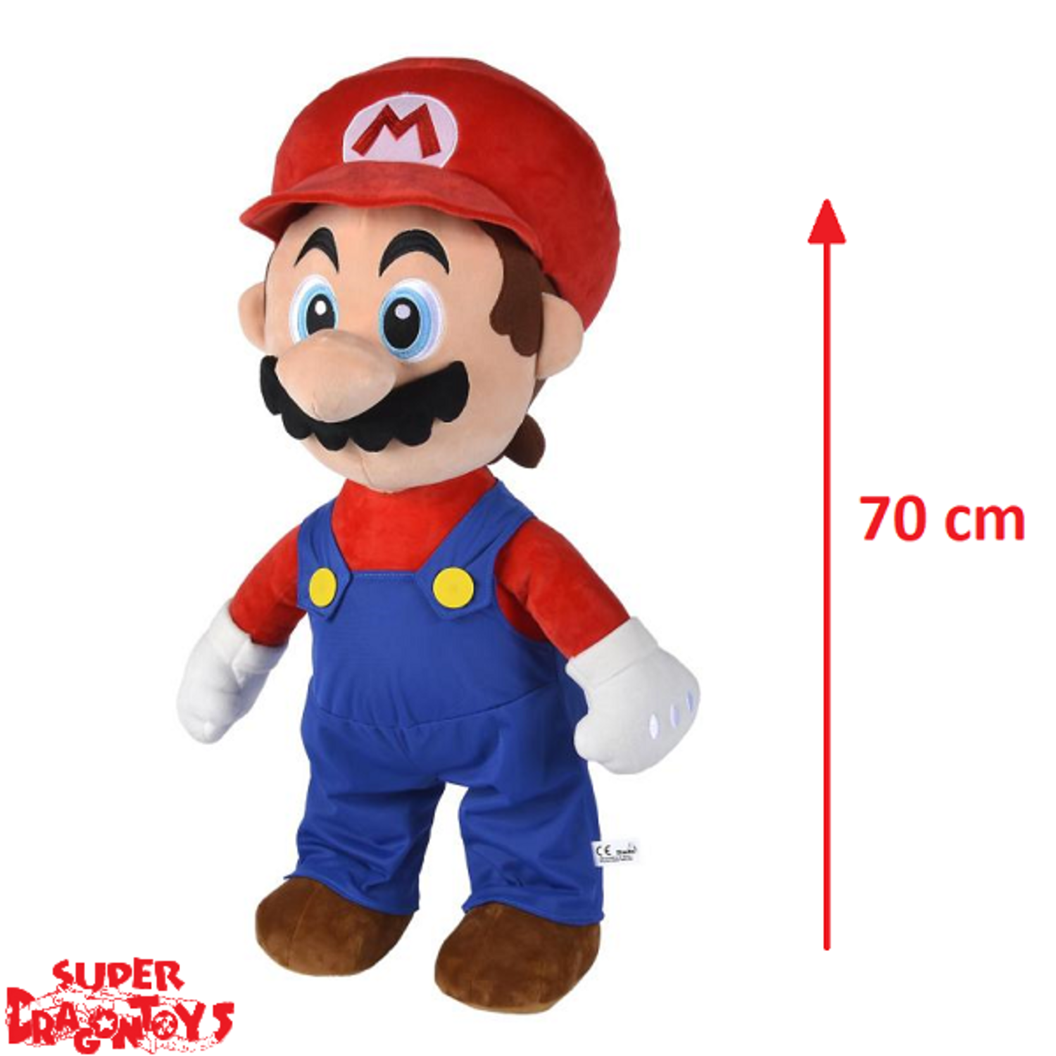 SUPER MARIO - MARIO - [70CM] GIANT PLUSH - SUPERDRAGONTOYS